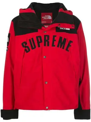 Supreme X The North Face Arc Logo Mountain Parka - Red | Editorialist