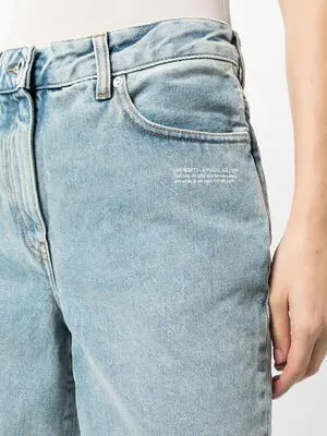 Off-White Logo-print Knee-length Shorts