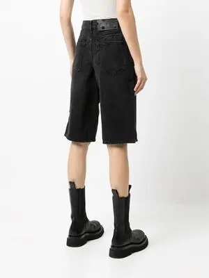 Off-White Logo-print Knee-length Shorts