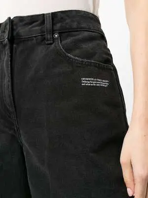 Off-White Logo-print Knee-length Shorts