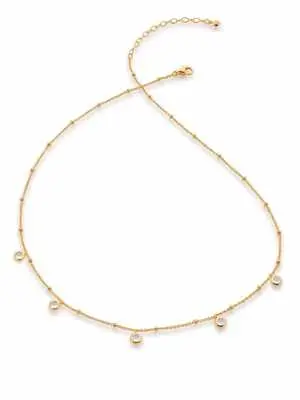 Monica Vinader Mini Gem Necklace - Gold