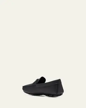 Prada Triangle Logo Leather Drivers