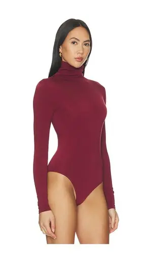 Wolford Colorado String Bodysuit - Bordeaux