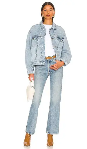 AGOLDE Mid Rise Relaxed Boot Jeans