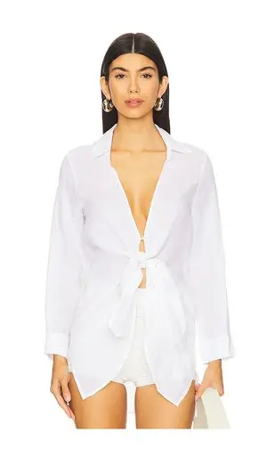 PQ SWIM Millie Tie Cover Up - White