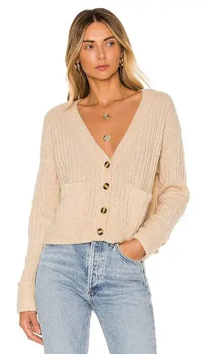 LOVERS AND FRIENDS Caroline Cardigan - Neutral