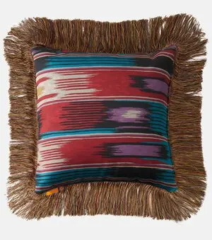 Etro Jacquard Cushion - Multicoloured