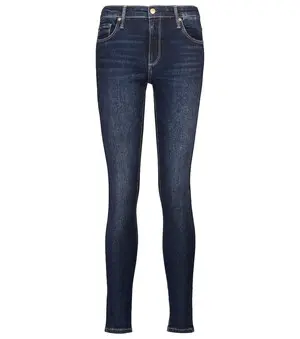 Ag Farrah High-rise Skinny Jeans - Blue