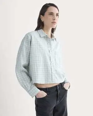 Everlane Silky Cotton Shirt - Gray Mist