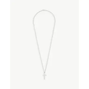 SERGE DENIMES Cross Pendant Necklace - Silver