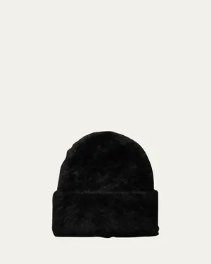TOTEME Alpaca Knit Beanie - Black