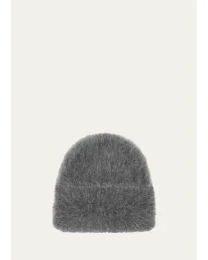 TOTEME Alpaca Knit Beanie - Black