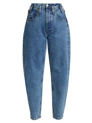 RE/DONE Re/done 80s Peg-Leg High-Rise Jeans - Medium