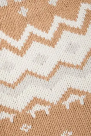 Bogner Sophi Fair Isle Cashmere Turtleneck Sweater