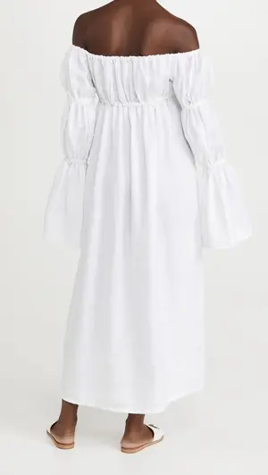 MIE Off-shoulder Dress - White