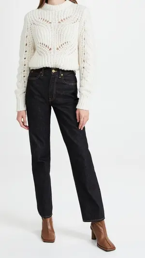 SLVRLAKE London Straight Leg Jeans - Empty Sky