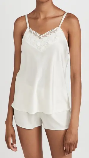 Flora Nikrooz Kylie Charmeuse Cami Set With Lace