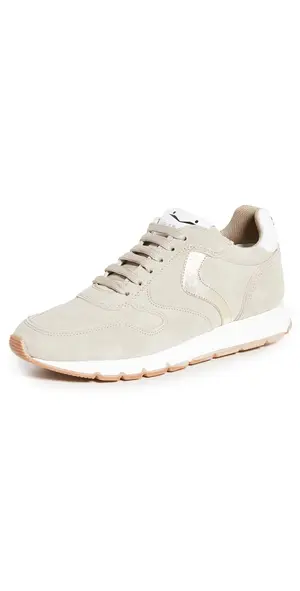 Voile Blanche Tie Fastening Sneakers For Women
