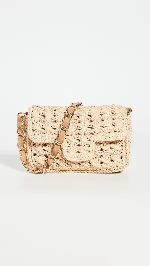 CATERINA BERTINI Woven Shoulder Bag