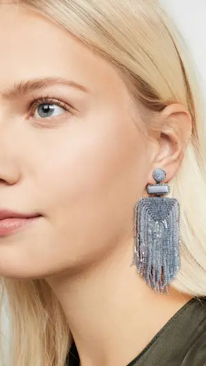 Deepa Gurnani Deepa Jody Earrings - Powder Blue