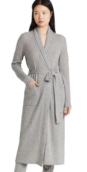 WHITE & WARREN Cashmere Long Robe