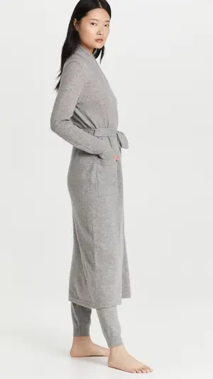 WHITE & WARREN Cashmere Long Robe