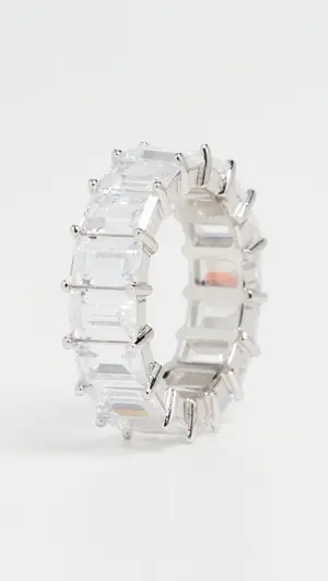 ADINA EDEN Baguette Eternity Band