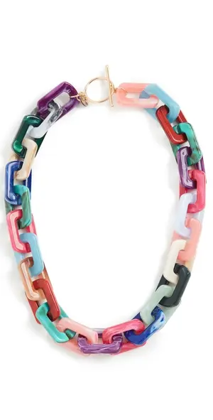 Maison Irem Acrylic Link Necklace