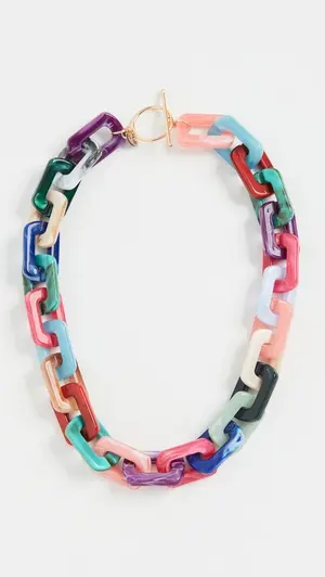 Maison Irem Acrylic Link Necklace