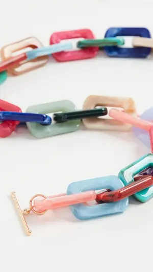 Maison Irem Acrylic Link Necklace