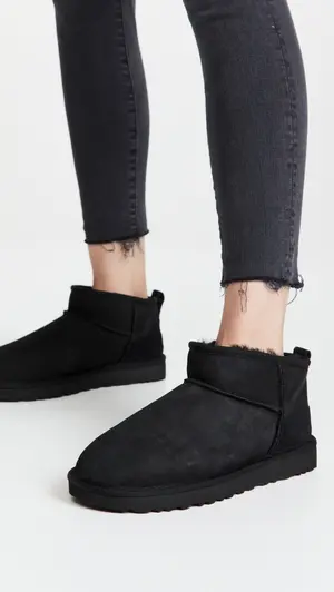 UGG Classic Ultra Mini Boots - Black