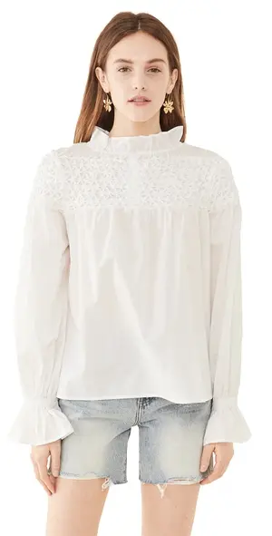 Merlette Majorelle Top - White