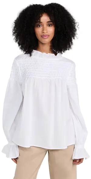 Merlette Majorelle Top - White
