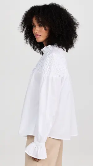 Merlette Majorelle Top - White