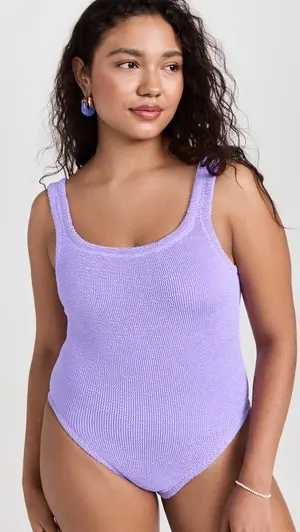Hunza G Classic Square One Piece - Lilac