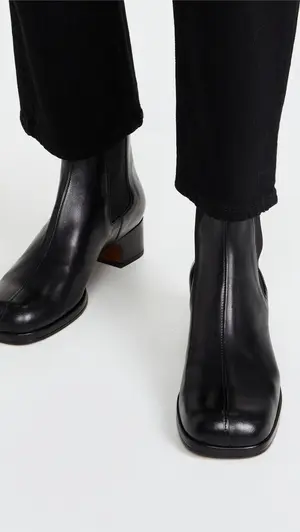 Manu Atelier Squared Toe Chelsea Boots