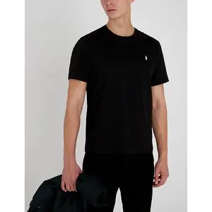 Polo Ralph Lauren Crewneck Cotton-jersey T-shirt - Black
