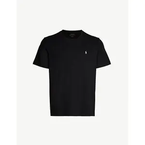 Polo Ralph Lauren Crewneck Cotton-jersey T-shirt - Black
