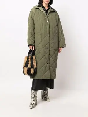 STAND STUDIO Recycled Polyester Quilted Coat