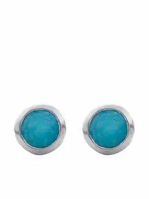 Monica Vinader Mini Gem Stud Earrings - Silver
