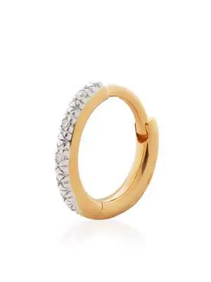 Monica Vinader Riva Mini Huggie Earrings - Gold