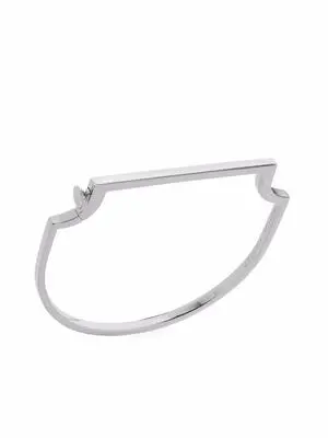 Monica Vinader Signature Skinny Bangle - Silver