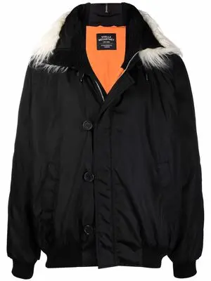 Stella McCartney Logo-embroidered Hooded Jacket - Black