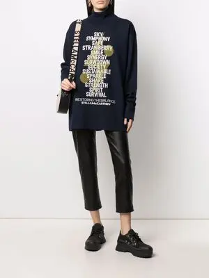 Stella McCartney Restoring The Balance" Mock Neck Jumper