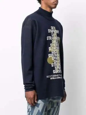 Stella McCartney Restoring The Balance" Mock Neck Jumper