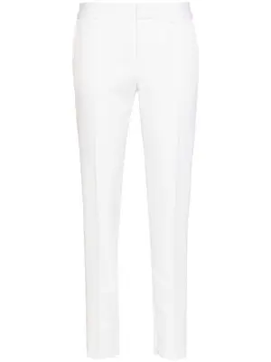Saint Laurent Cropped Trousers - Neutrals