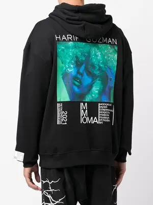 HACULLA. Georgia Slogan-print Hoodie - Black