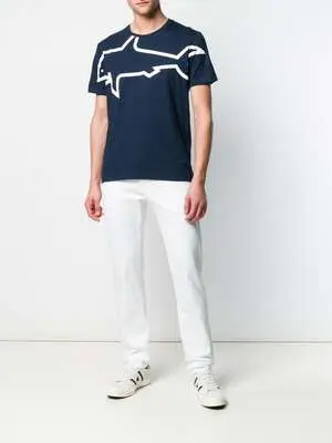 Ag Straight Leg Jeans - White