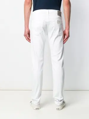 Ag Straight Leg Jeans - White