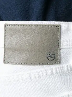 Ag Straight Leg Jeans - White